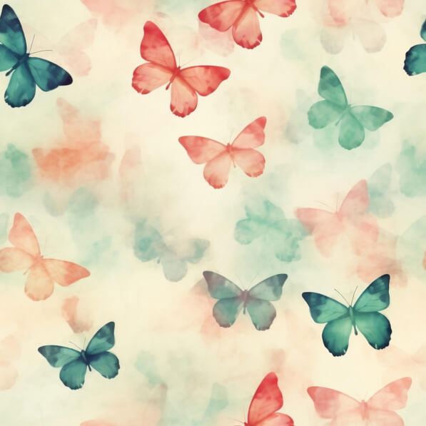 Download Colorful Butterflies on Soft Background Patterns Online ...