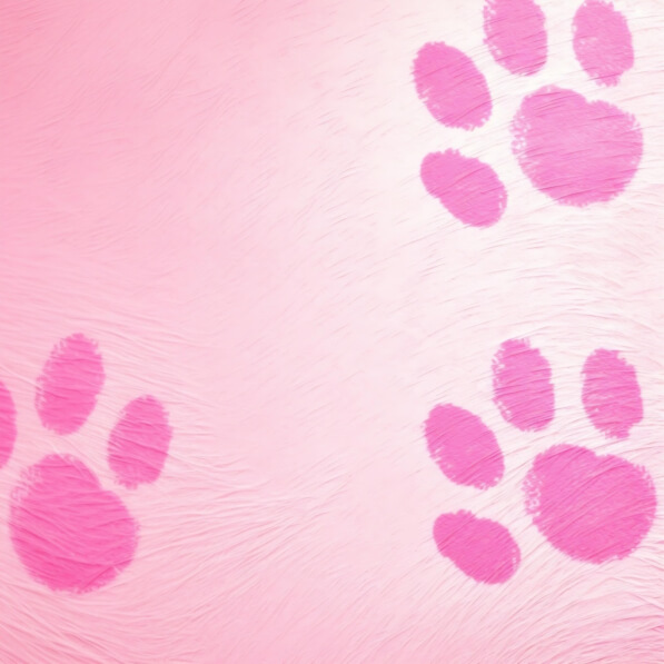 Download Playful Pink Paw Prints on Soft Background Backgrounds Online ...