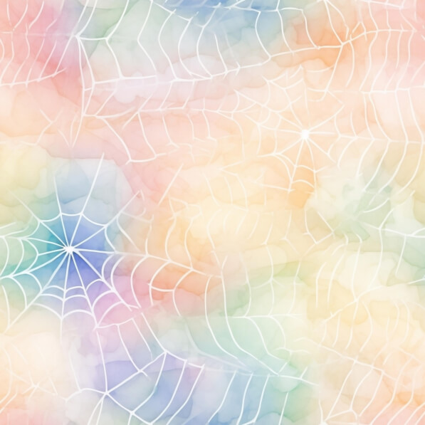 Download Pastel Watercolor Spider Webs Patterns Online - Creative Fabrica