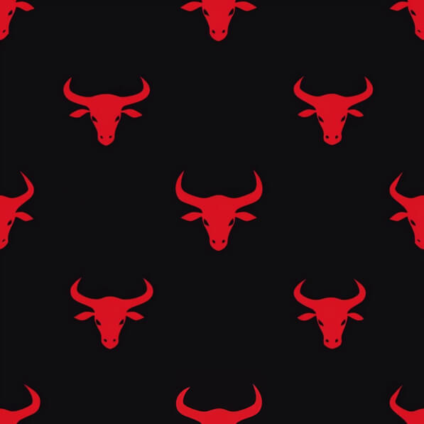 Download Red Bull Pattern on Black Background Patterns Online ...