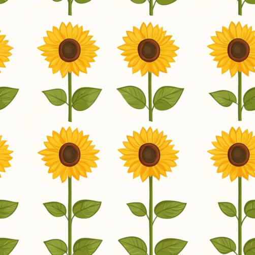Download Seamless Sunflower Pattern for Wallpaper and Decoration ...