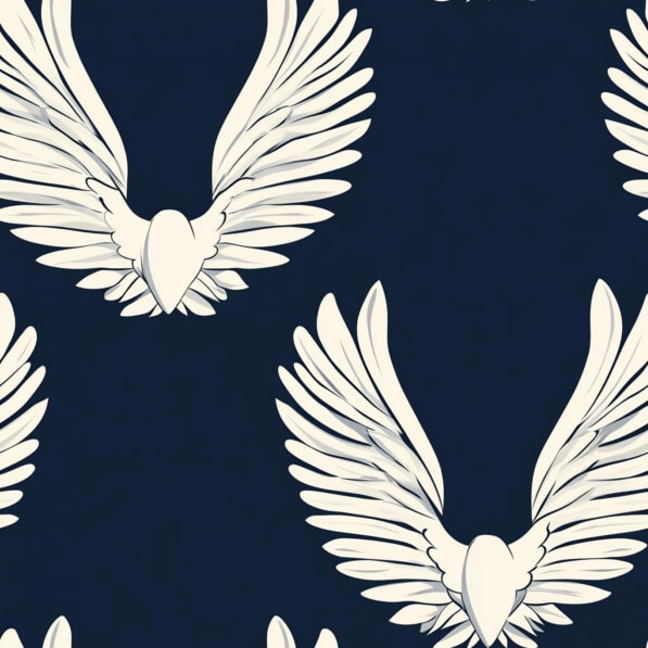 Download Stylized Wings Pattern Patterns Online - Creative Fabrica