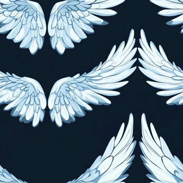 Descarga Patrón de Alas Angélicas Patrones En Línea - Creative Fabrica