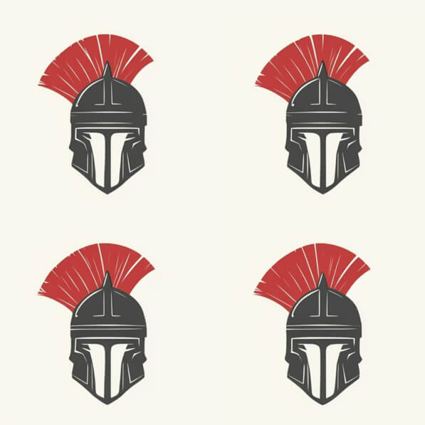 Download Stylized Roman Soldier Helmets Pattern Patterns Online ...