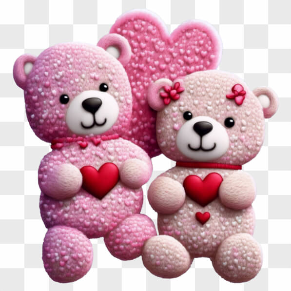 Descarga Ositos de peluche adorables con corazones Cartoons En Línea ...
