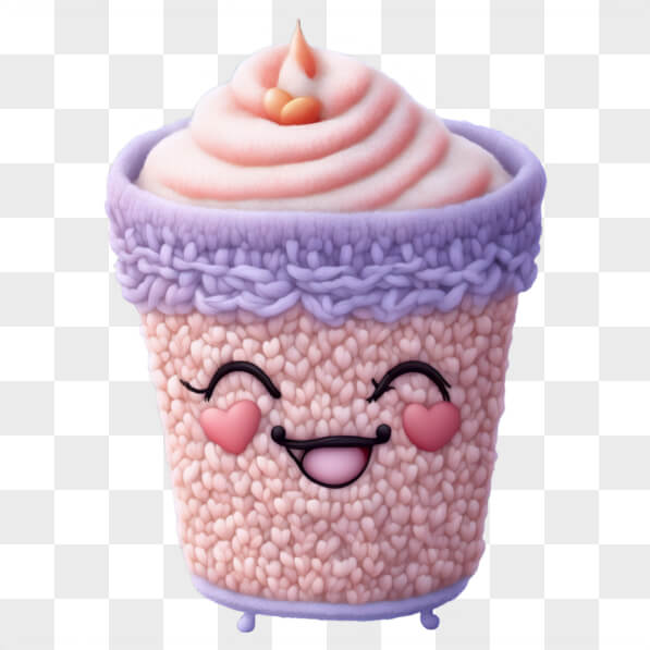 Download Cute Animated Cupcake Character Cartoons Online - Creative Fabrica
