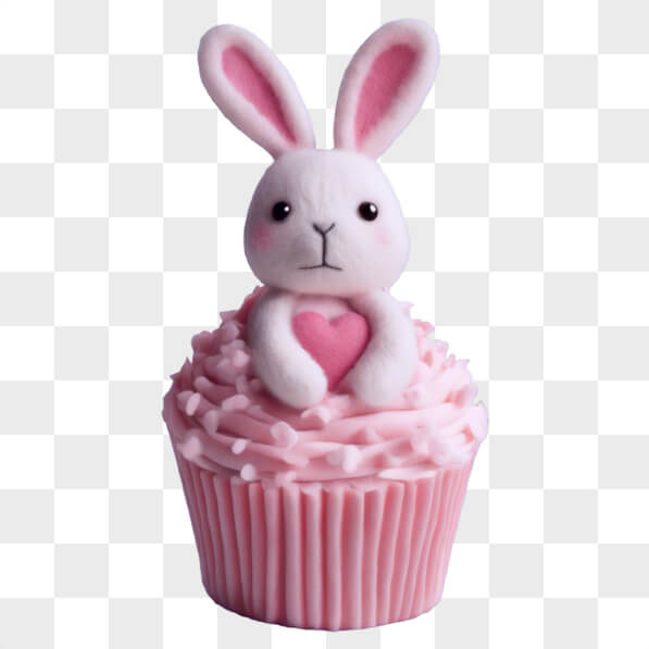 Download Cute Bunny Cupcake Cartoons Online - Creative Fabrica