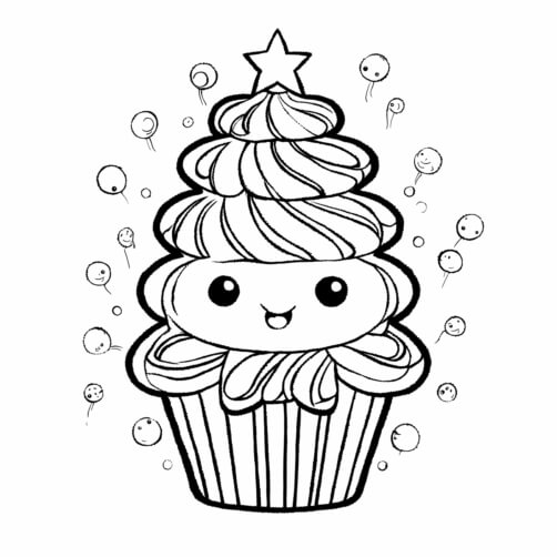 coloring pages of baking supplies