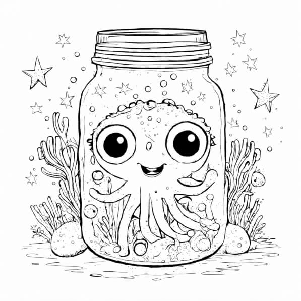 Free Jar Coloring pages - Download Printable Jar Coloring sheets ...