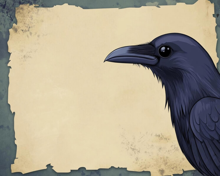 Download Stylized Raven Illustration Backgrounds Online - Creative Fabrica