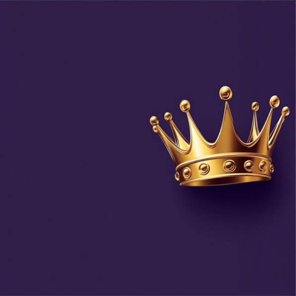 Download Golden Crown on Purple Background Backgrounds Online ...