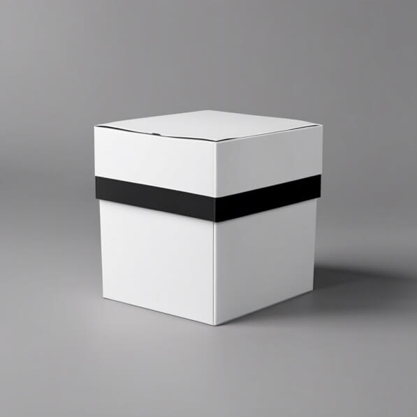 Download Minimalist White Box with Black Band Mockups Online - Creative ...