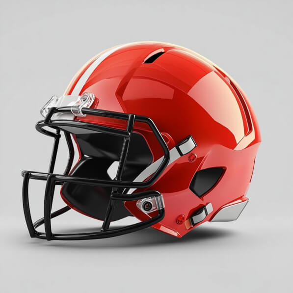 Download Vibrant Red Football Helmet Mockups Online - Creative Fabrica