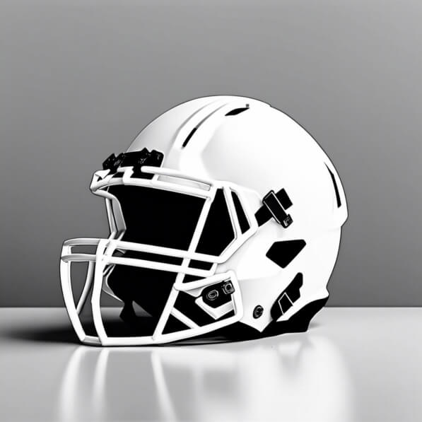 Download Stylish White Football Helmet Mockups Online - Creative Fabrica