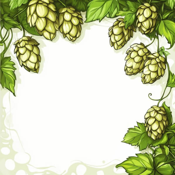 Download Decorative Hop Cone Border Backgrounds Online - Creative Fabrica