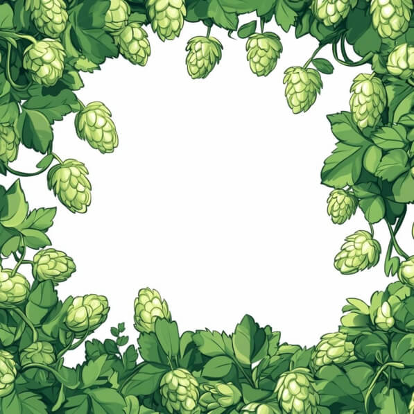 Download Hop Plant Border Illustration Backgrounds Online - Creative ...