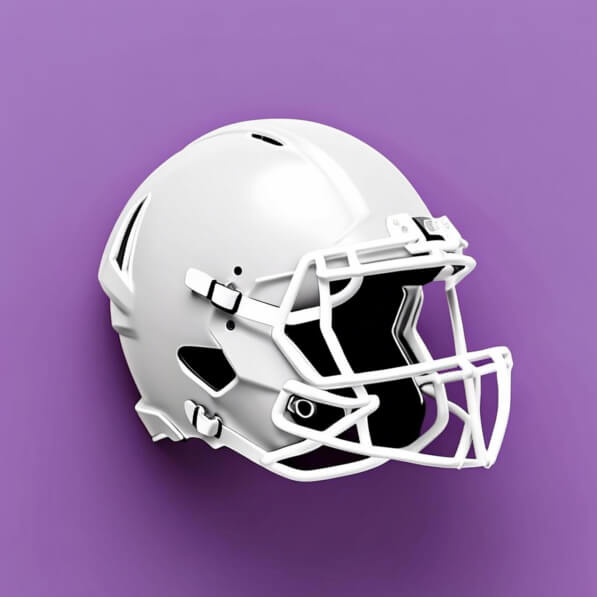 Download White Football Helmet on Purple Background Mockups Online ...