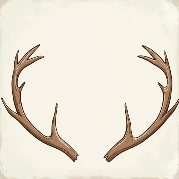 Download Stylized Antlers Illustration Backgrounds Online - Creative ...