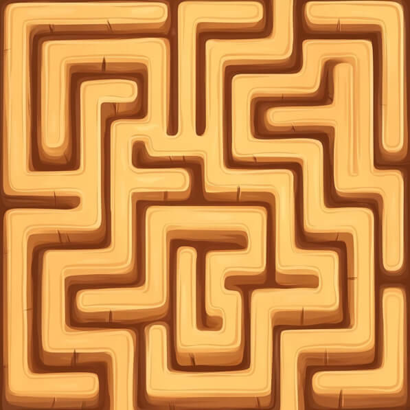 Descarga Diseño de laberinto de madera Fondos En Línea - Creative Fabrica