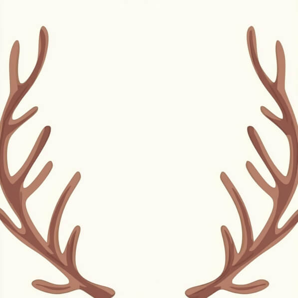 Scarica Illustrazione stilizzata di corna di cervo Sfondi Online ...