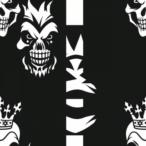 Download Stylized Skull Art Design Patterns Online - Creative Fabrica