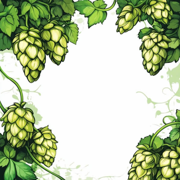 Download Illustration of Hop Plants Backgrounds Online - Creative Fabrica