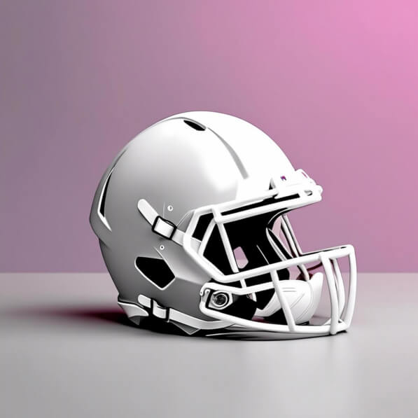 Download White Football Helmet on Gradient Background Mockups Online ...