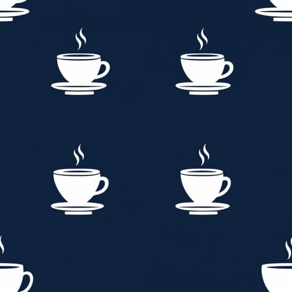 Download Pattern of Coffee Cups on Navy Background Patterns Online ...