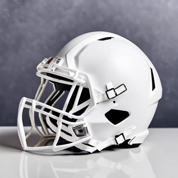Download White Football Helmet on Reflective Surface Mockups Online ...