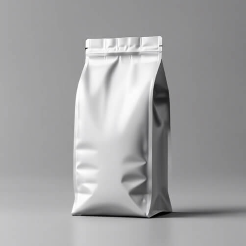 Download Silver Crumpled Bag on Gray Background Mockups Online ...
