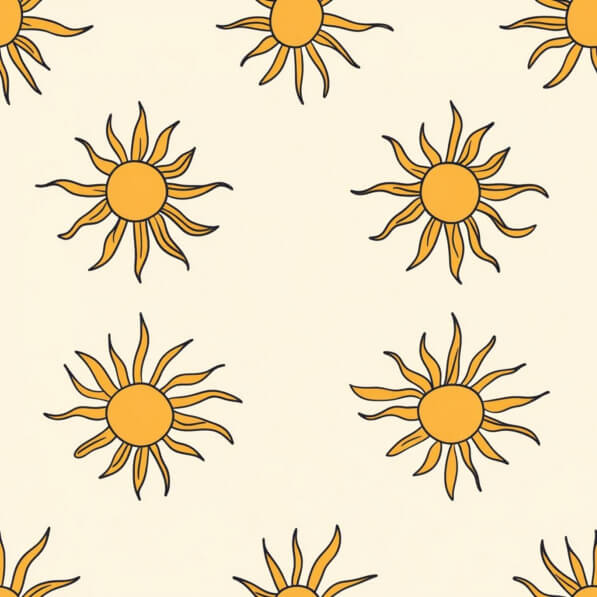 Download Pattern of Stylized Suns on Beige Background Patterns Online ...