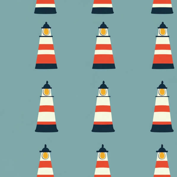Download Pattern of Lighthouses Patterns Online - Creative Fabrica