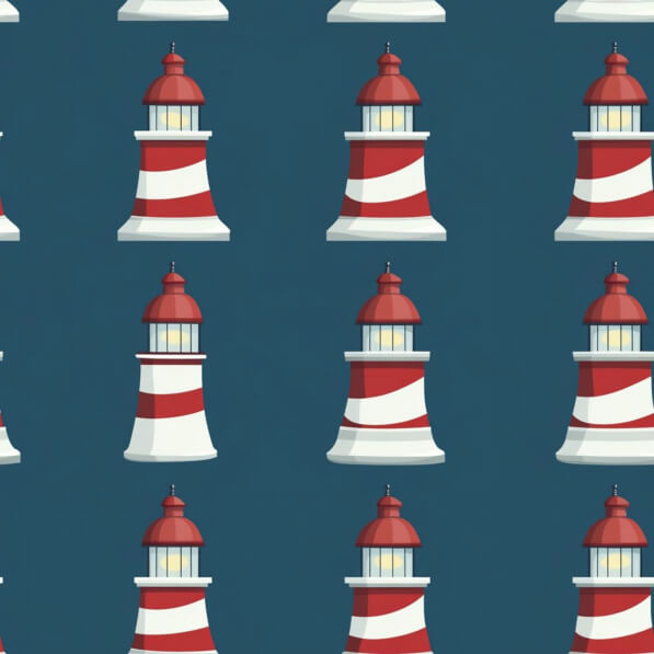 Download Pattern of Red and White Striped Lighthouses Patterns Online ...