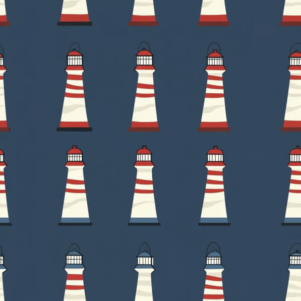 Download Pattern of Lighthouses Patterns Online - Creative Fabrica