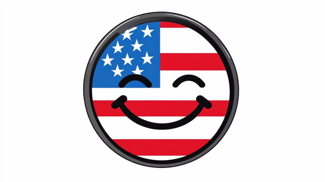 Download Smiley Face with American Flag Design Backgrounds Online ...