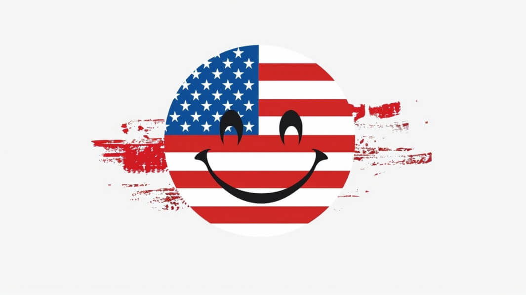 Download Patriotic Smiley Face with American Flag Backgrounds Online ...