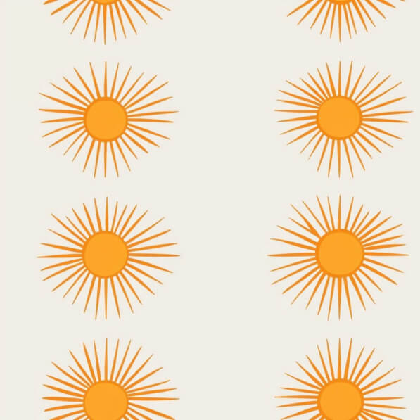 Download Pattern of Orange Suns on Cream Background Patterns Online ...