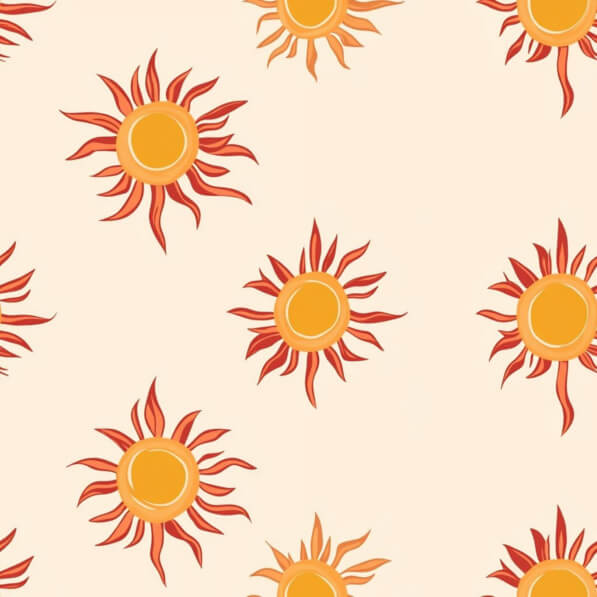 Download Pattern of Stylized Suns on Beige Background Patterns Online ...