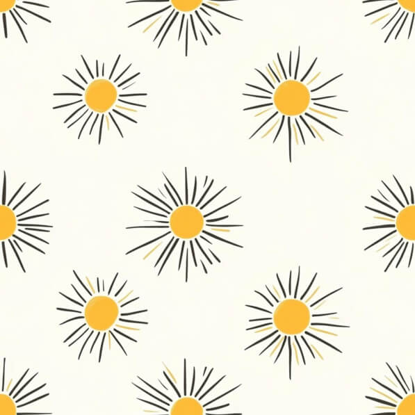 Download Pattern of Stylized Suns on Cream Background Patterns Online ...
