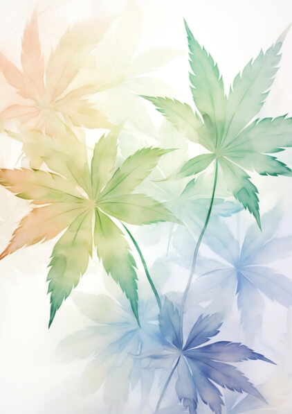 Download Translucent Leaves in Pastel Colors Backgrounds Online ...