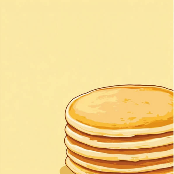 Download Stack of Pancakes on Yellow Background Backgrounds Online ...