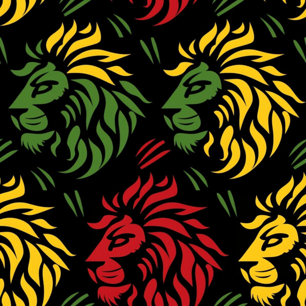 Download Colorful Lion Pattern Patterns Online - Creative Fabrica