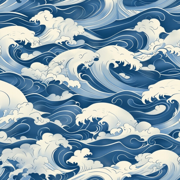 Download Artistic Representation of Ocean Waves Patterns Online ...
