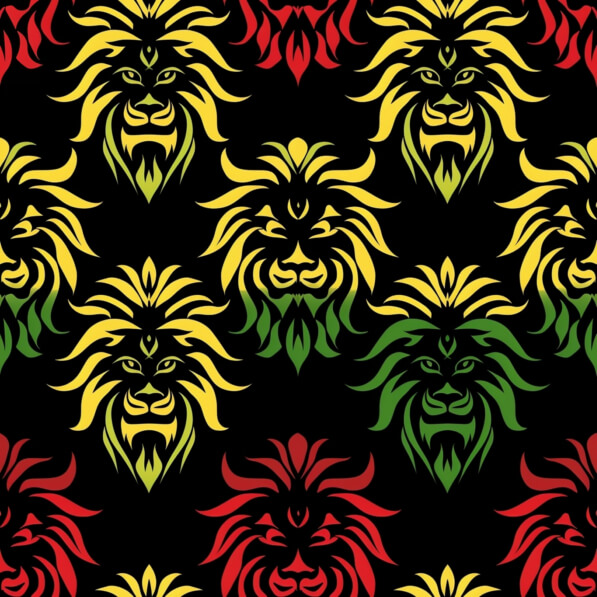 Download Stylized Lion Pattern in Vibrant Colors Patterns Online ...