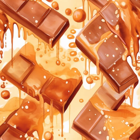 Download Chocolate Bars with Caramel Sauce Patterns Online - Creative ...