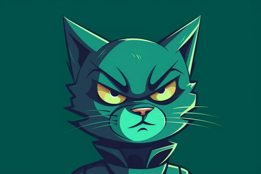 Download Stylized Cartoon Cat Character Backgrounds Online - Creative ...