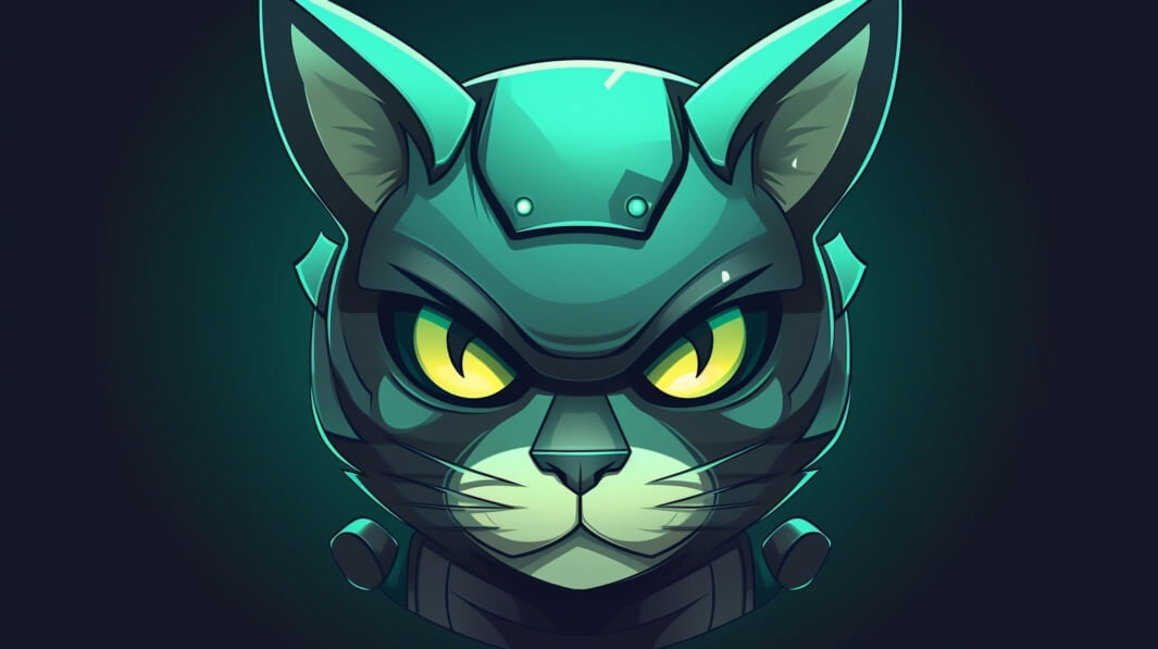 Download Futuristic Cat Illustration Backgrounds Online - Creative Fabrica