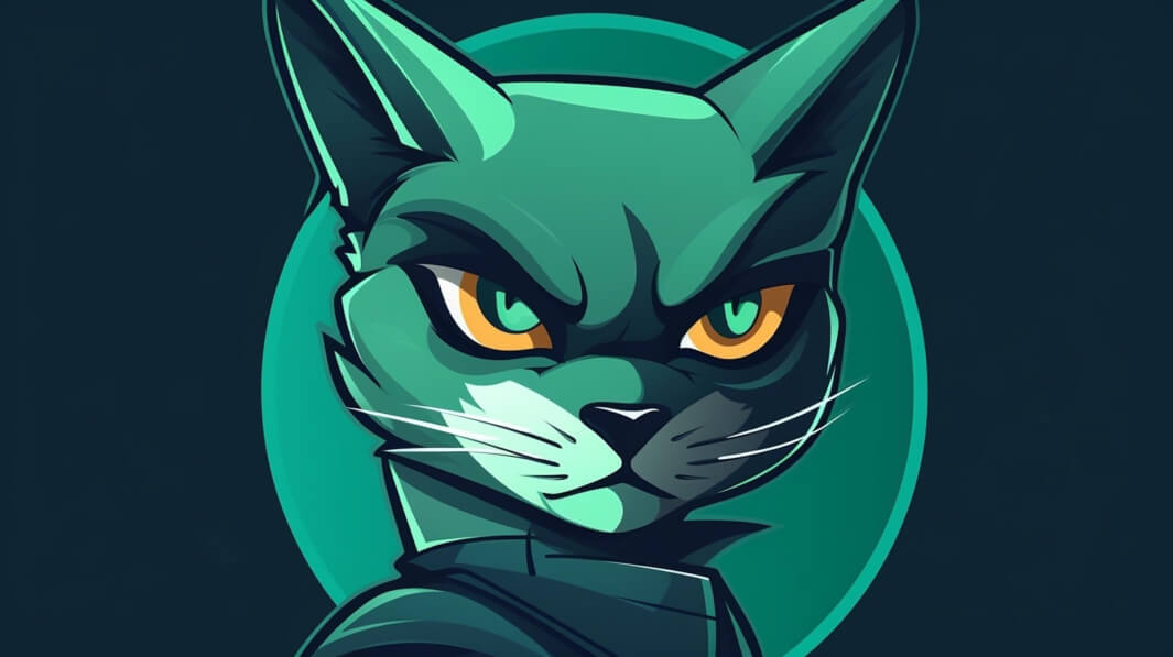 Download Stylized Cat Character Illustration Backgrounds Online ...