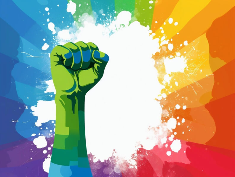 Download Symbol of Strength and Activism Backgrounds Online - Creative ...