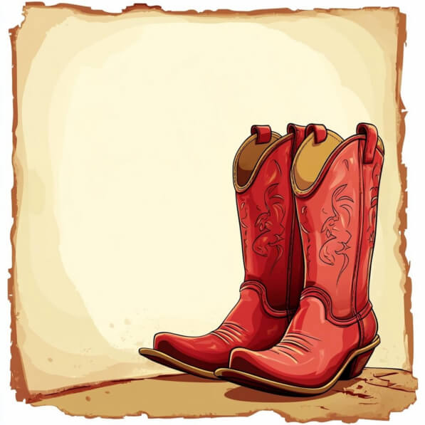 Descarga Botas vaqueras rojas sobre un fondo claro Fondos En Línea ...